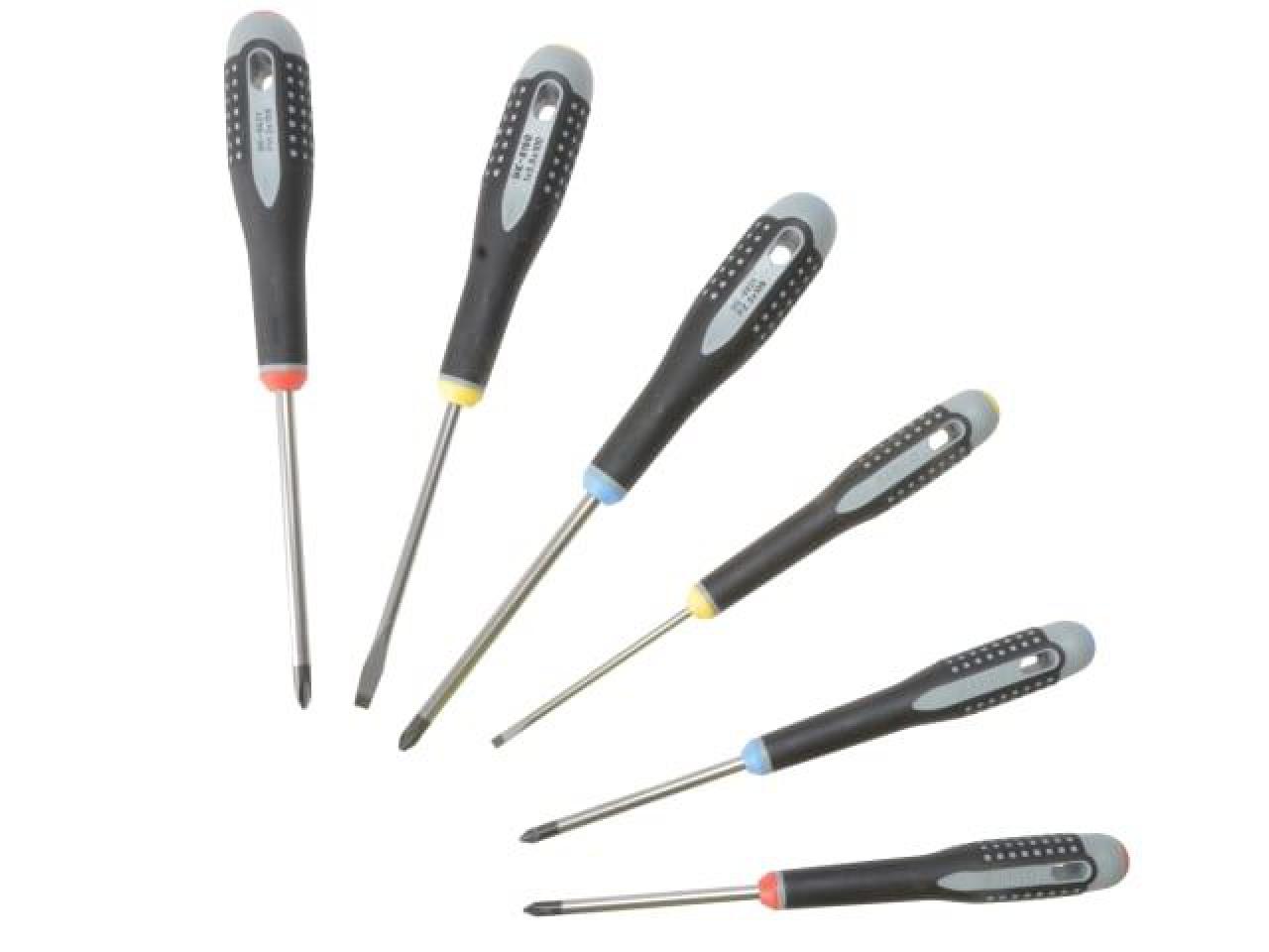 Bahco - BE-9881 ERGO™ Screwdriver Set, 6 Piece - Walmart.com