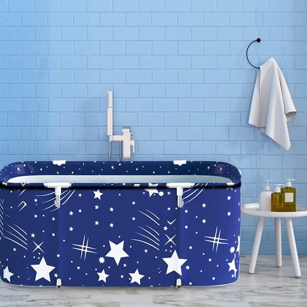 Tina Plegable Portátil XL Blue Sky con Espuma Térmica para Mantener ...