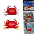 1/2Pcs Simulated Crabs Figurines User Friendly ABS Materials Table ...