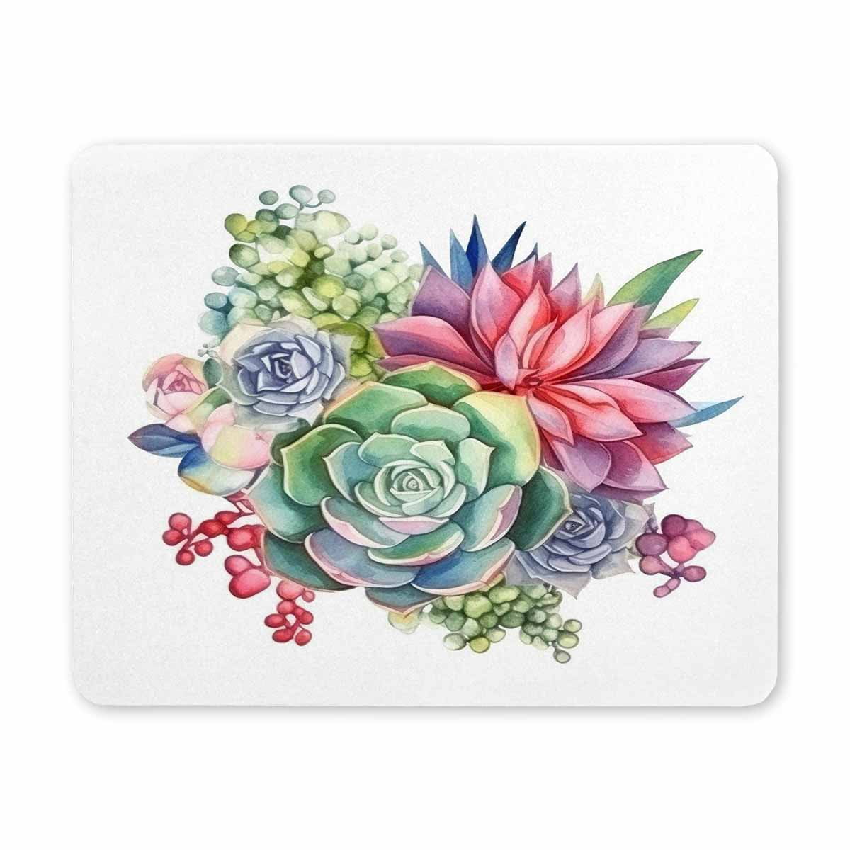 Floral Mouse Pad, Flower Mouse Pad, Mouse Mat Square Waterproof Mouse ...