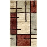 Better Homes & Gardens Spice Grid 1'8" X 2'10" Rouge Area Rug - Walmart.com