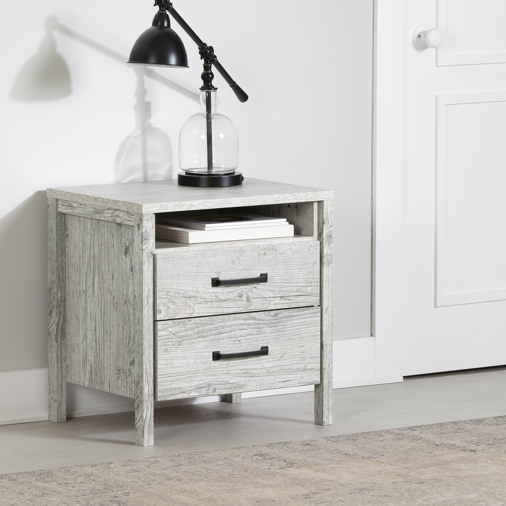 Click here for South Shore Gravity 2-Drawer Nightstand For Adult... prices