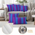 Color Striped Gradient Outdoor Throw Pillow Covers Set of 2, Modern ...
