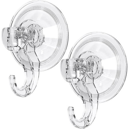 Vacuum Suction Cup Hook Set Of 2, Powerful Suction Cup Hook Without ...
