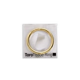 Design Ideas Toro Tissue Ring, 4" Diameter Stainless Steel Kleenex ...