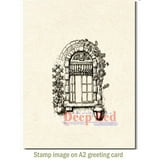 Deep Red Stamps Villa Window - Walmart.com