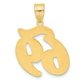 14K Solid Yellow Gold Number 69 Necklace Chain Pendant Charm - Walmart.com