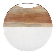 Maison du Fromage Charcuterie Cheese Board, Cultured Marble and Wood ...