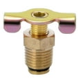 1/4" NPT Brass Compressor Tank Petcock Water Drain 30x24mm - Walmart.com