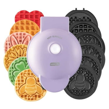 Dash Holiday Mini Waffle Makers Set of 4 - Gingerbread, Christmas Tree ...