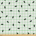 Ambesonne Abstract Fabric by the Yard Upholstery, Modern Oval Dots ...