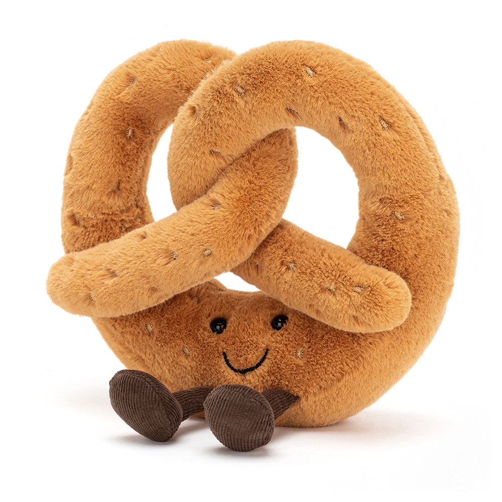 Jellycat Amuseables Pretzel 10.14" Plush Toy - Ultra Soft Stuffed ...