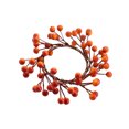 CaiTeLin Fall Decorations for Home Orange Berry Wreath, Autumn ...