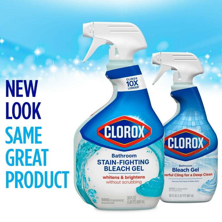 Clorox Bathroom Bleach Gel and Shower Cleaner Spray 30 oz