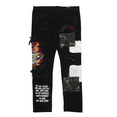 GFTD LA Los Angeles Men's Ezra Skinny Fit Embroidered Skull Distress ...