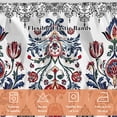 Black Bohemian Flower Bed Skirt Bed Skirts California King Size 16 Inch ...