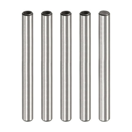 M3 Internal Thread Dowel Pin 5 Pack 5x45mm Chamfering Flat Carbon Steel ...