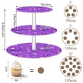 3-Tier Acrylic Cupcake Stand Sturdy Dessert Display Cupcake Tower ...