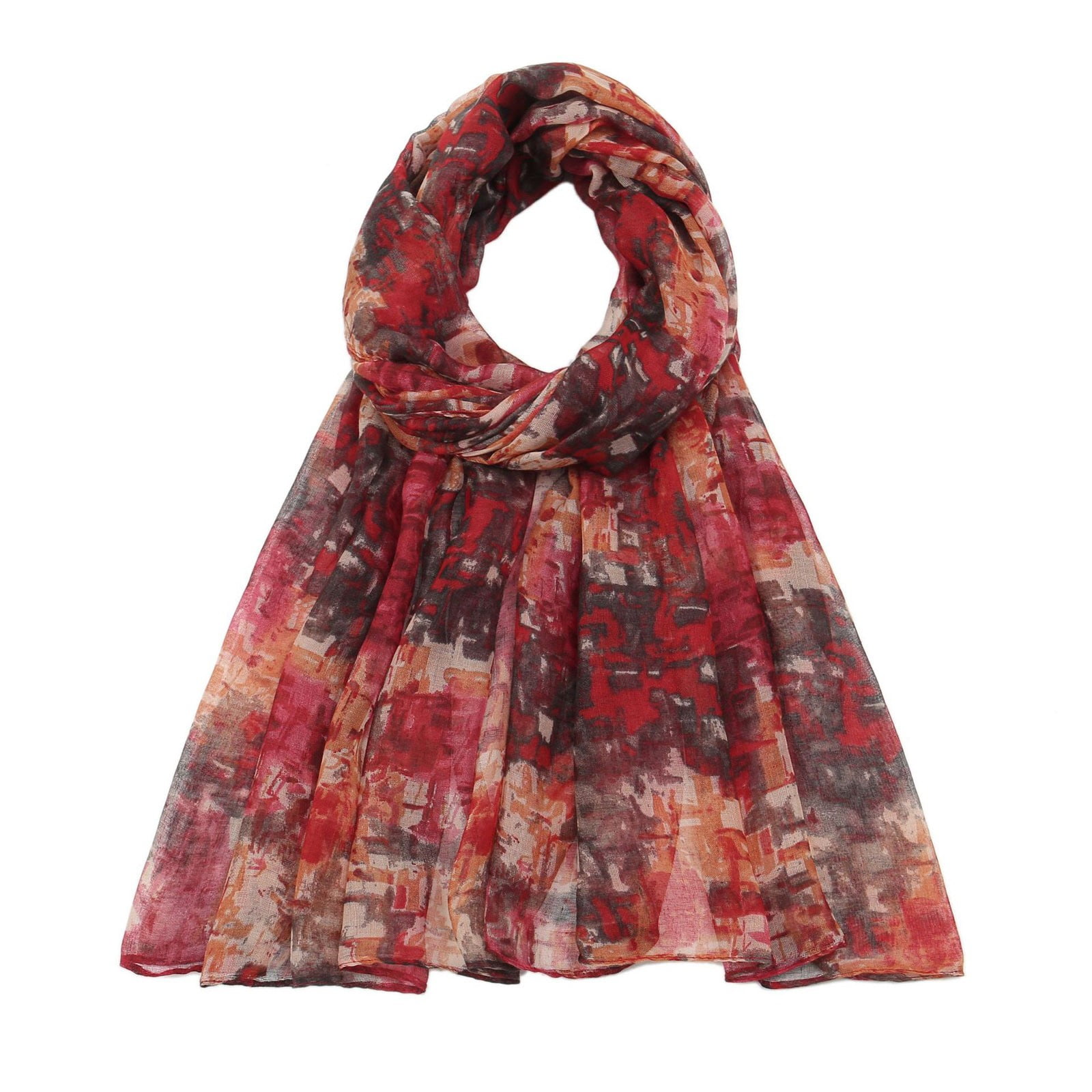 Click here for Wzxfashion Women Fashion Print Chiffon Square Head... prices