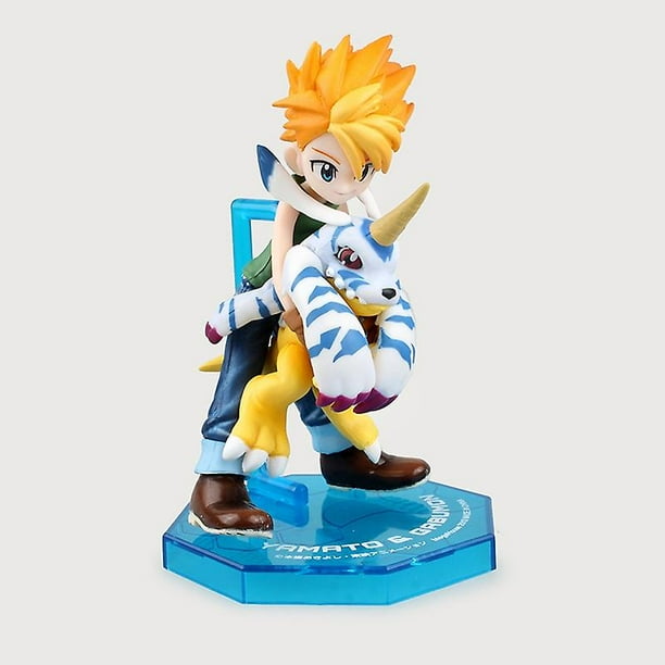 Digimon Action Figure Taichi Yagami Agumon Ishida Yamato Gabumon Model ...