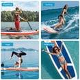 TINKLE WELL Inflatable Stand Up Paddle Board (SUP) Kit, Ultra-Stable ...