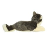 Aurora - Large Gray Miyoni - 13" Wolf - Realistic Stuffed Animal ...