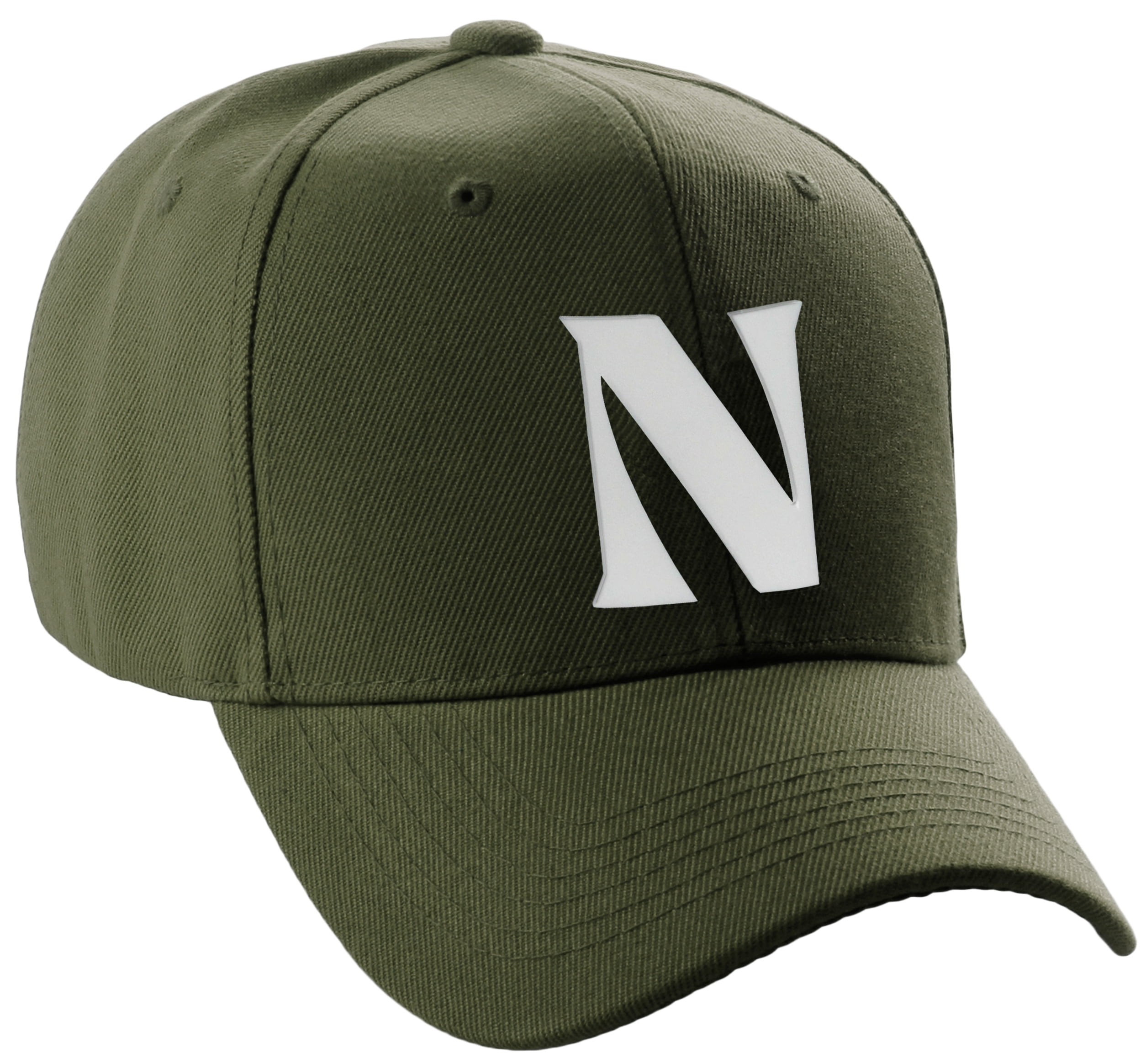 Daxton Structured Curve Visor Bill Baseball Hat 3D Capital Alphabet ...