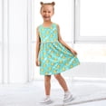 Dress Rubber Duck Bubbles Pattern Sleeveless Dress for Hem A-Line ...