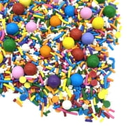 2 Pounds RAINBOW CandyLand Sprinkles BULK Jimmies - Edible Cake ...
