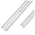 2025 New! 3X Stainless Steel Ruler 12 Inch + 6 Metal Rulers - Walmart.com