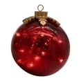 Christmas Hanging Ball LED Light Up Glass Ornament Unique Warm Glow ...