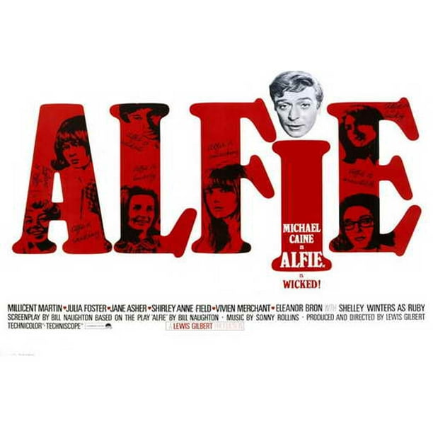 Alfie - movie POSTER (Style A) (27" x 40") (1966) - Walmart.com ...