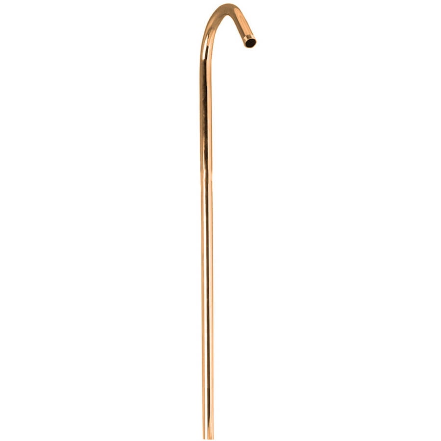 Decor Plumbing 62" Shower Riser Rod, Polished Brass - Walmart.com