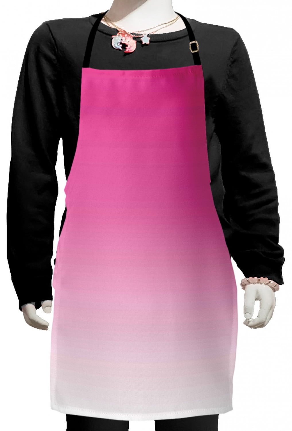 Ombre Kids Apron, Hot Pink Candy and Cream Girly Elements Inspired ...