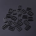 IMIKEYA 20Pcs Plastic Cord Locks for Drawstring Tightening Black Single ...