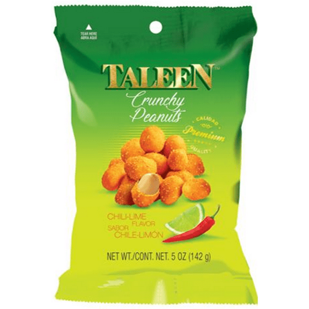 Taleen Crunchy Coated Roasted Peanuts Chili Lime flavor 5oz bag ...
