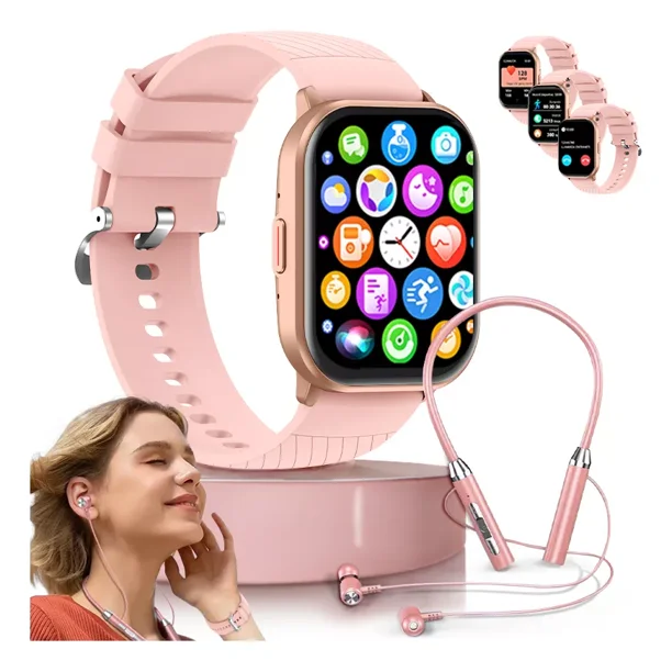 Smartwatch Reloj Deportivo Dama Llamadas Para Ios Y Android | Walmart ...