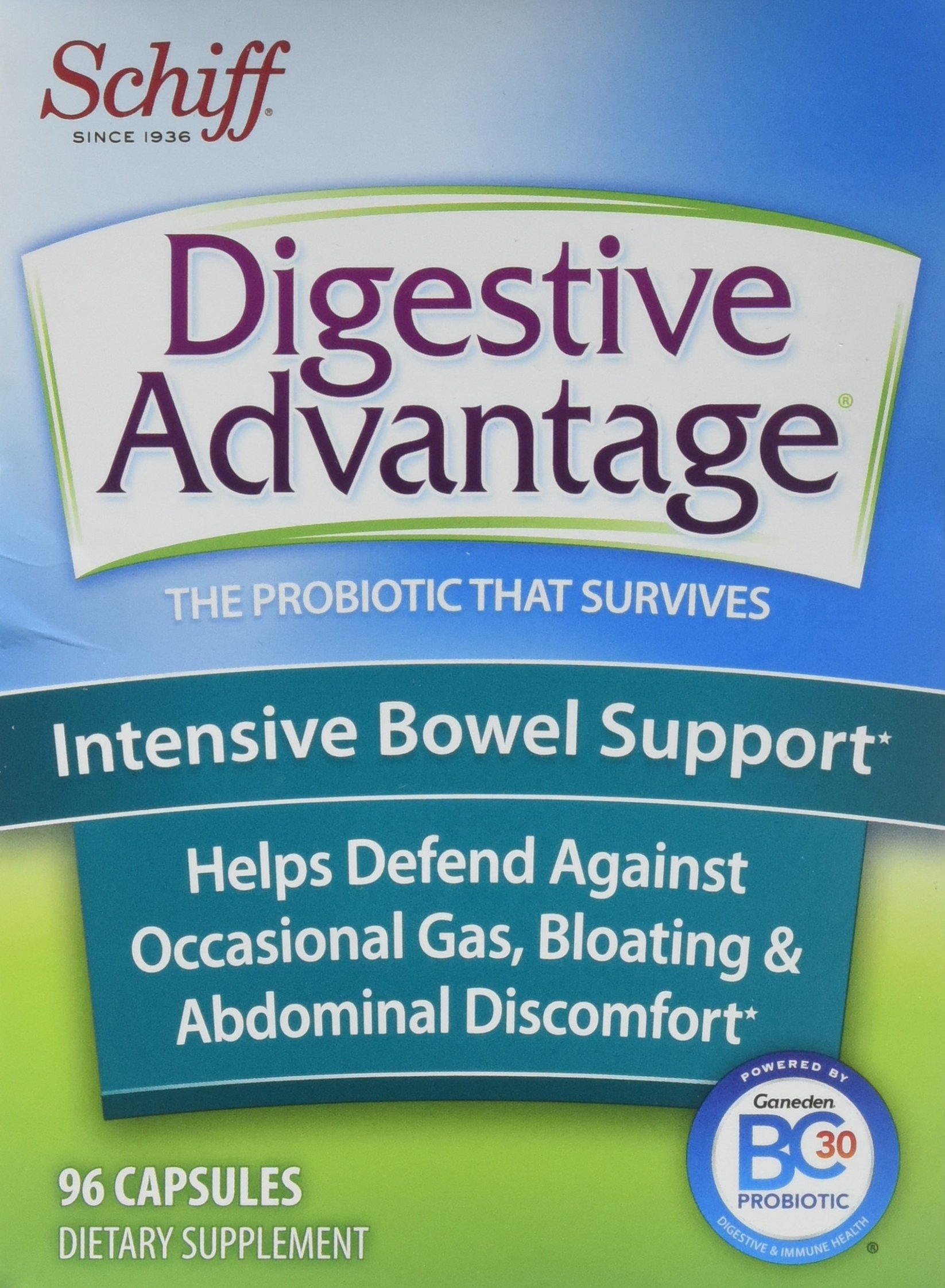 Suplemento Digestive Advantage Intensive Bowel 96 cápsulas | Bodega ...