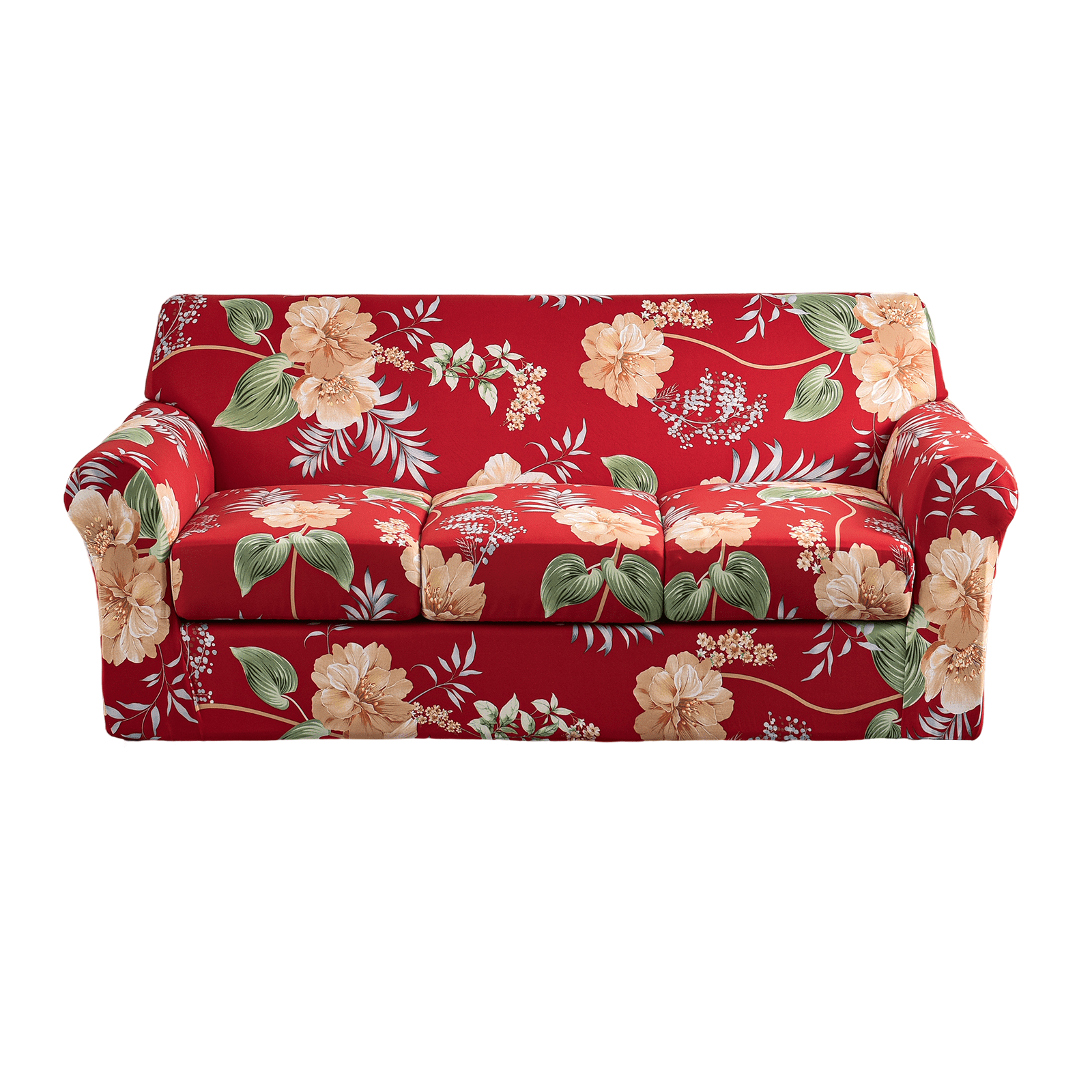 Eco-Ancheng 4 Piece Sofa Cover Stretch Sofa Slipcover Printed Soft ...