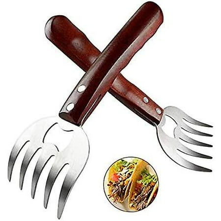 Claws Meat Shredder Barbecue Forks, Metal Claws Stainless Steel Meat ...