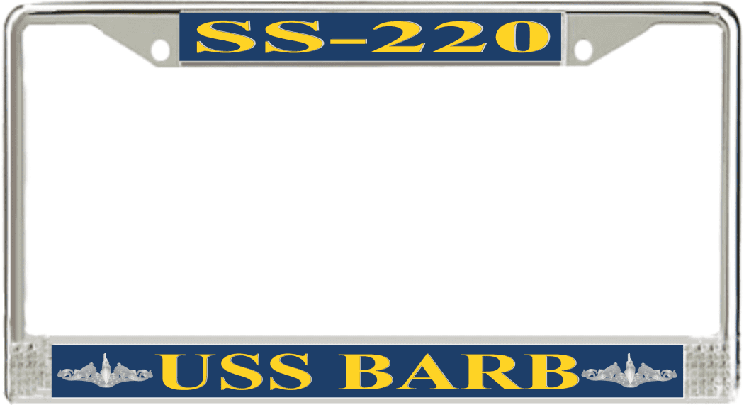 USS Barb SS-220 License Plate Frame - Walmart.com