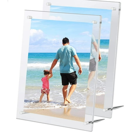 Ludery Acrylic Picture Frame,Clear Photo Frame, A4 Letter Size ...