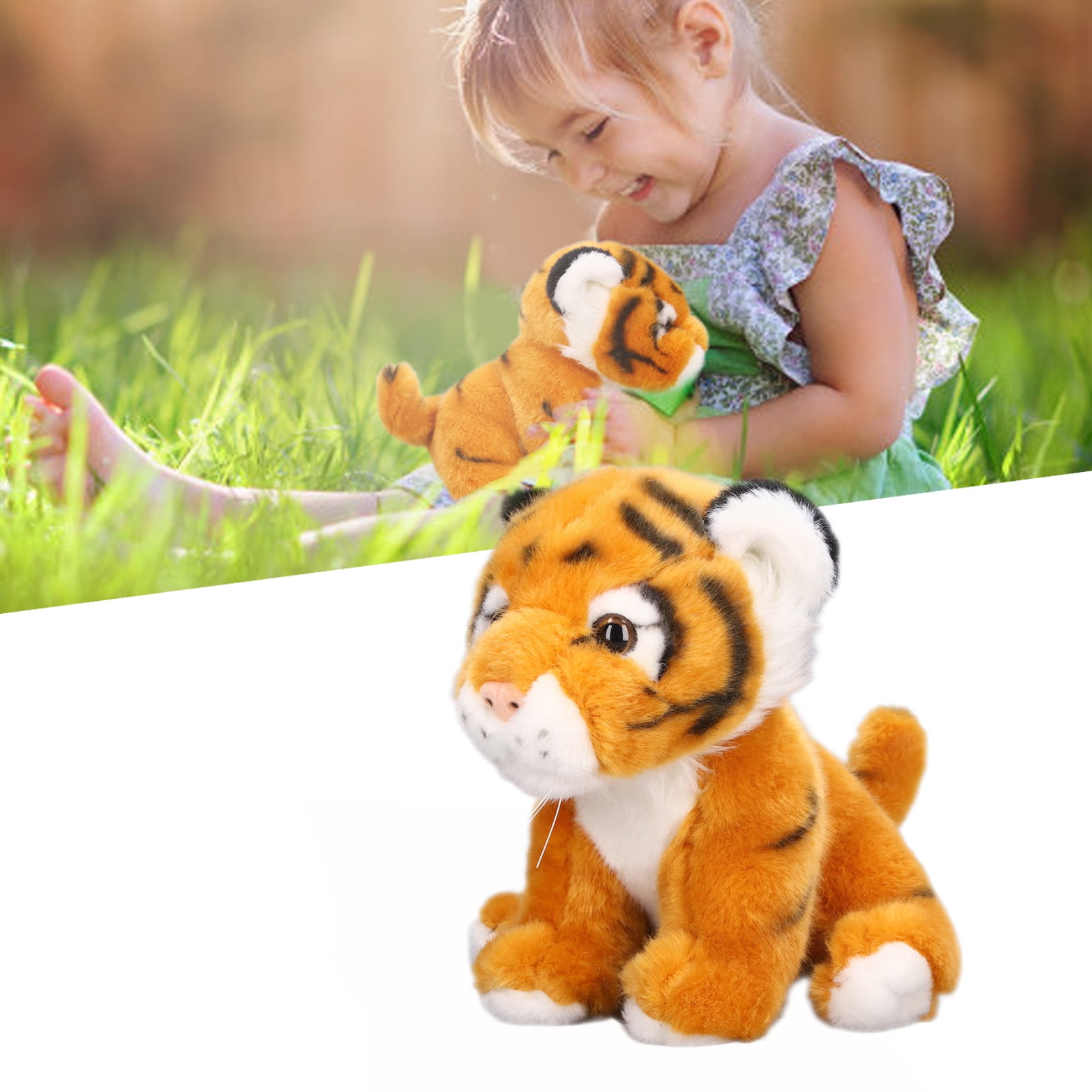 Click here for Domqga Toy Tiger Plush Toy Children Soft Cute Funn... prices