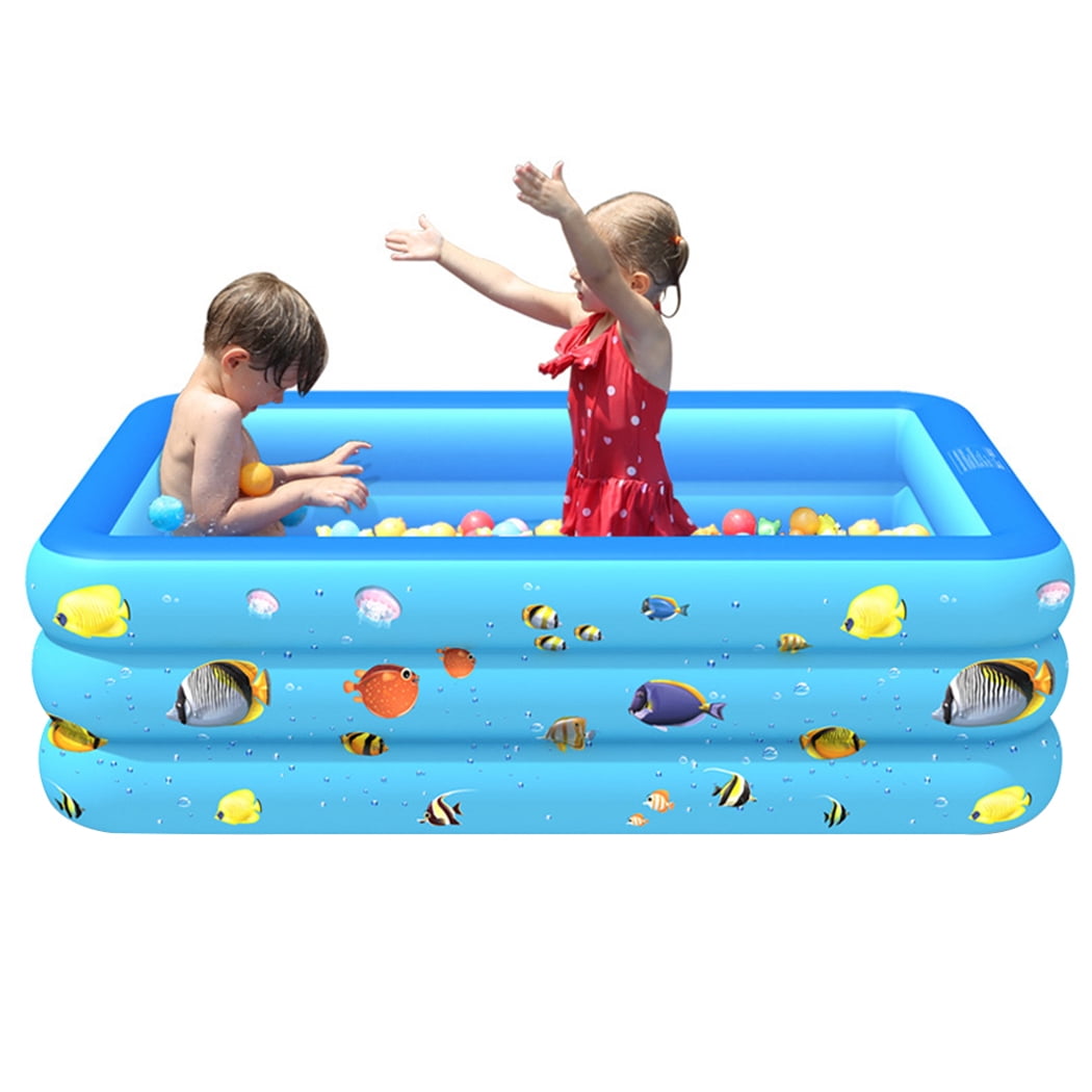 Swimming Pool Inflatable Kiddie Pool Family Lounge Pool Swimming Center ...