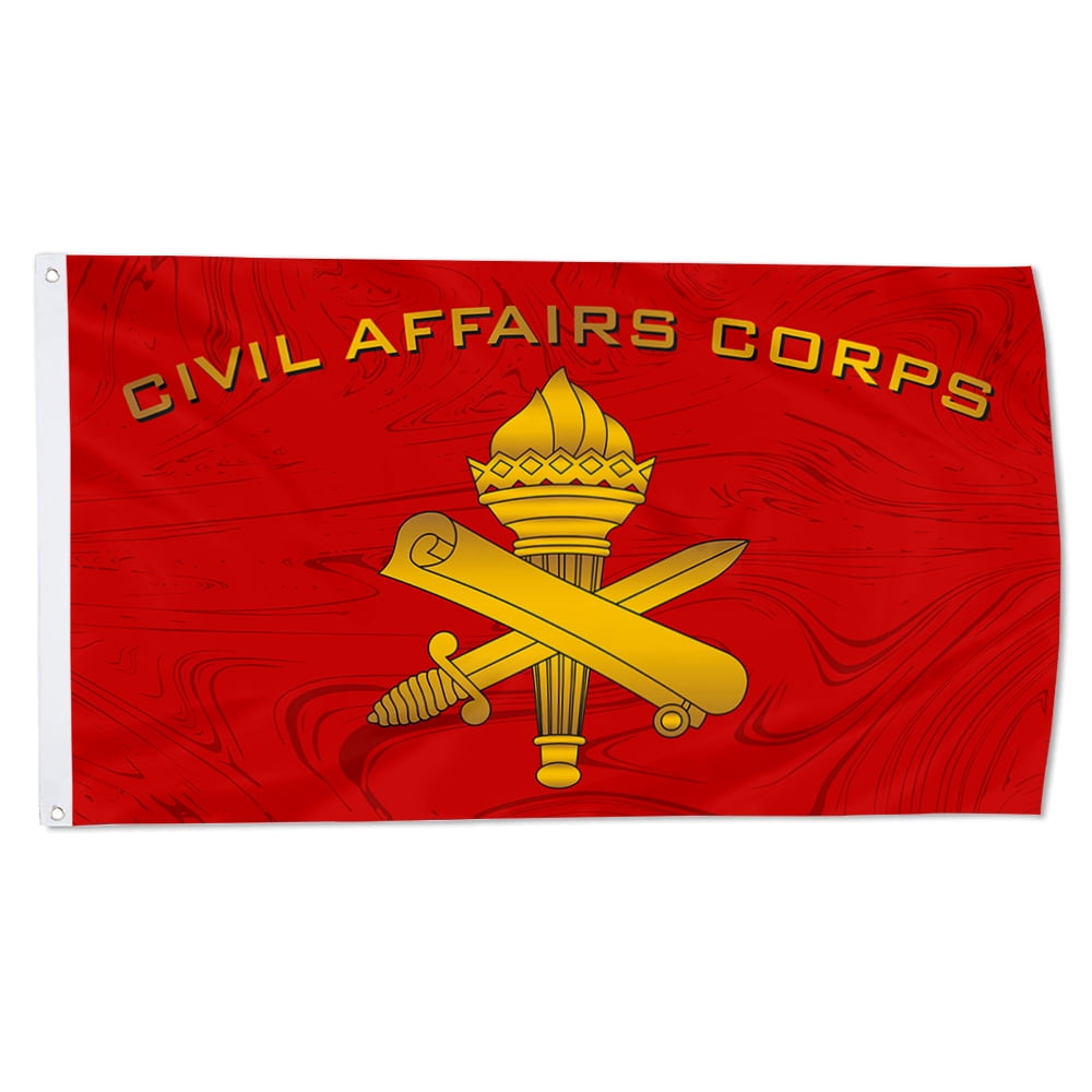 Cayyon Civil Affairs Corps Flag 3x5Feet Military Banner with 2 Brass ...