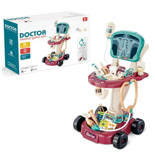 Doctor medical set toy, Pretend Play Doctors, X-Ray, Trolley Double ...