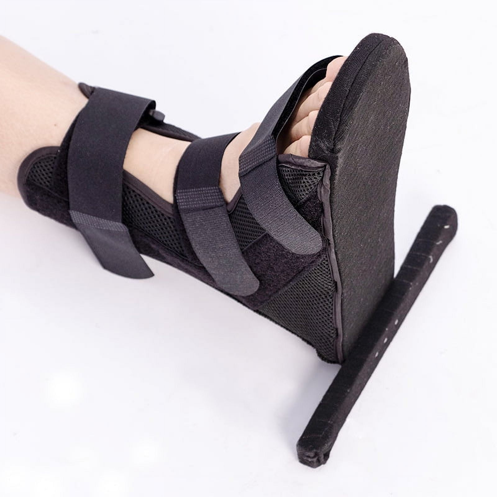 Ortesis de pie en valgo ZHAOCHENG Negro S soporte para correa de pierna ...