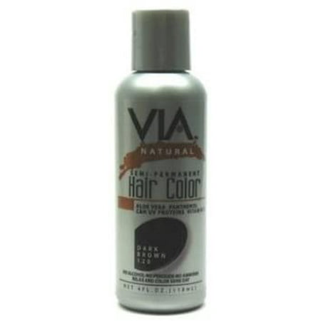 Via Hair Color #120 Dark Brown (4oz) | Walmart Canada