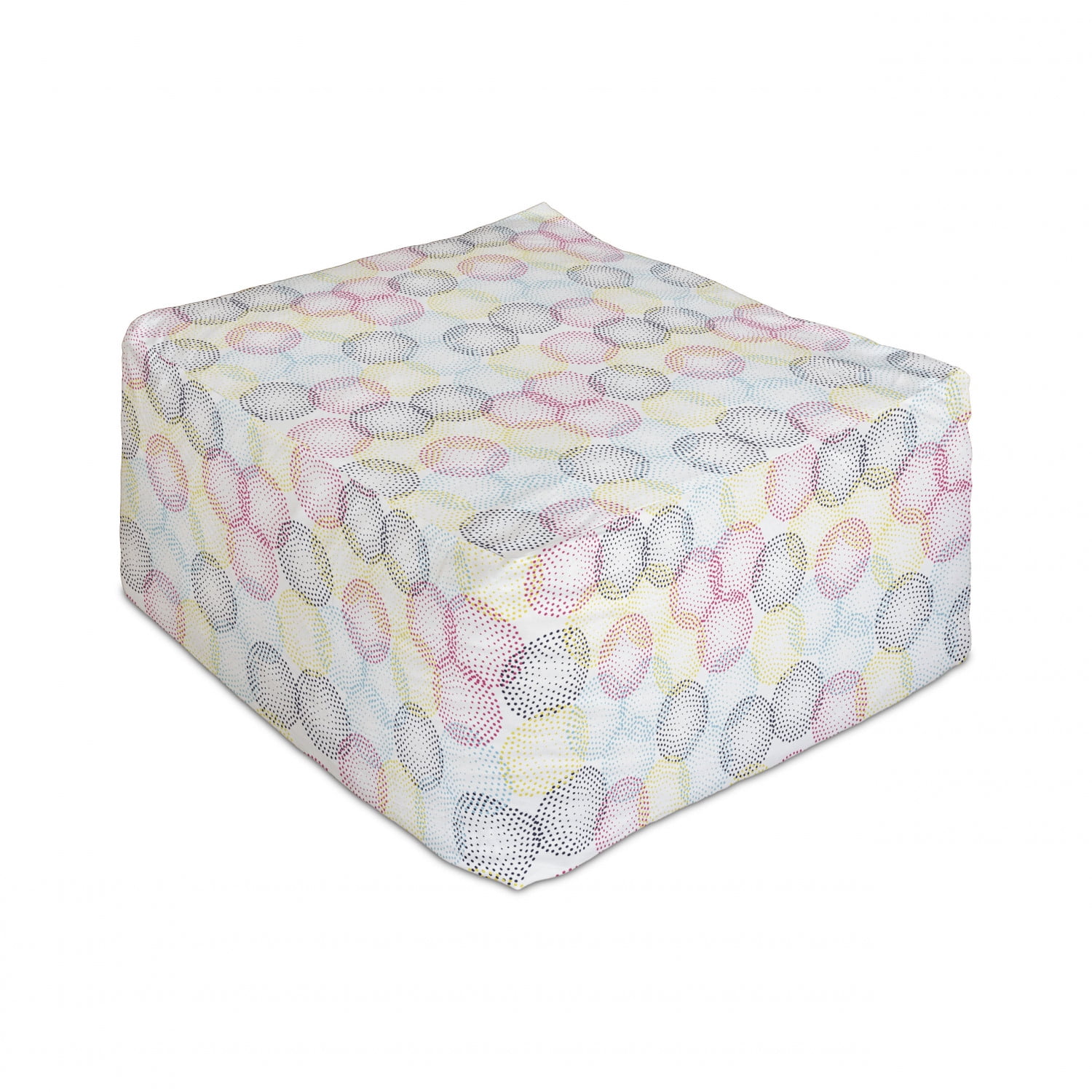 Geometric Rectangle Pouf, Illustration of Modern Art Pattern with ...