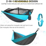 "Rirool Portable Double Hammock, Lightweight Nylon Camping Tent, 6.56ft ...